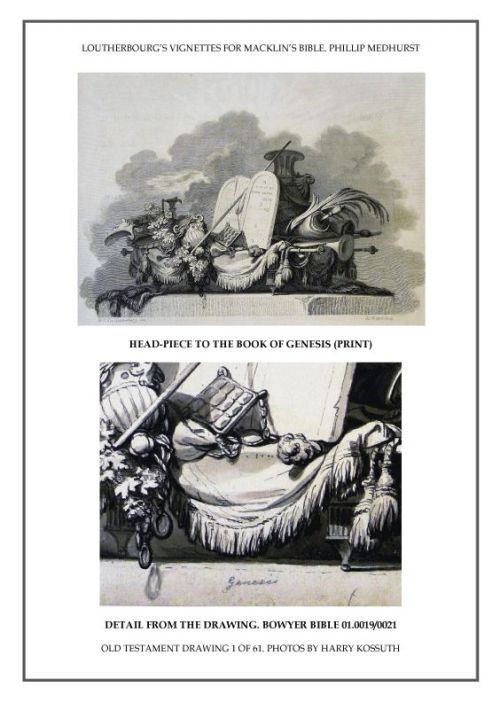Vignette by Loutherbourg for the Macklin Bible 1 of 134. Bowyer Bible ...