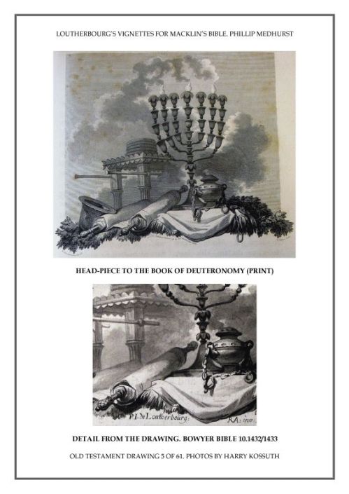 Vignette by Loutherbourg for the Macklin Bible 5 Headpiece to ...