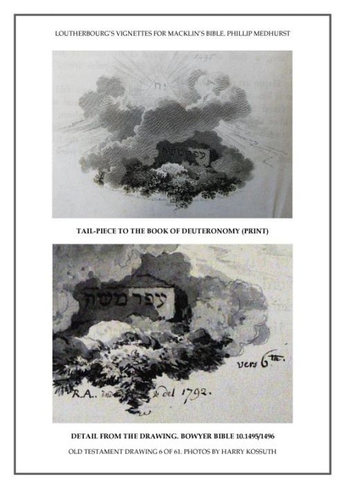 Vignette by Loutherbourg for the Macklin Bible 6 Tailpiece to ...